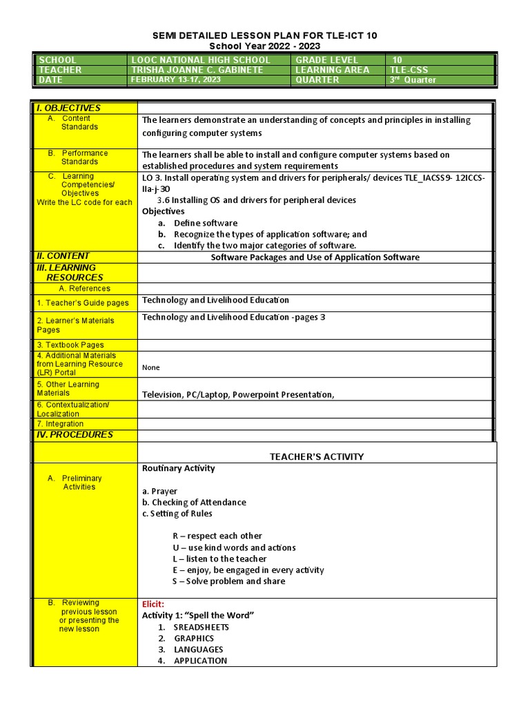Grade 10 DLP Week8 | PDF | Multimedia | Application Software