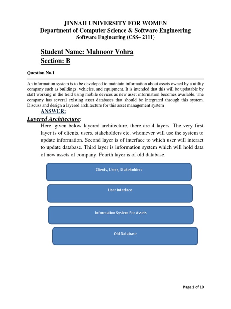 Software Engineering Assignment 2 Se Pdf Software Bug Modular Programming