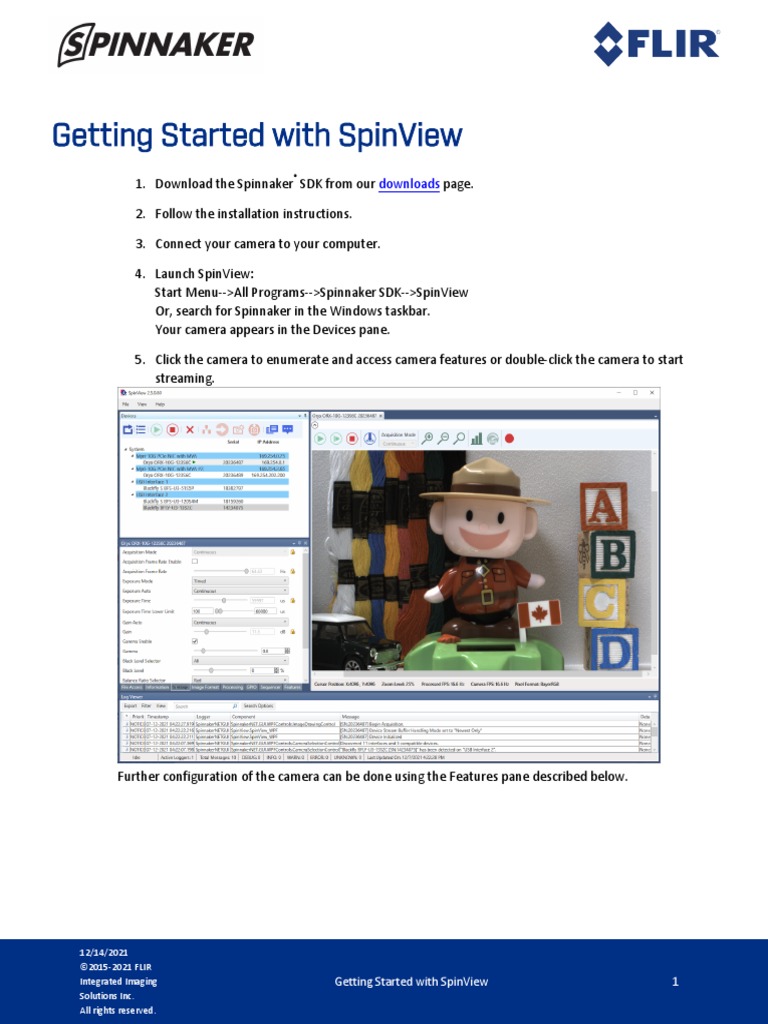 SpinView Getting Started | PDF | Computing | Software SpinView Getting Started | PDF | Computing | Software