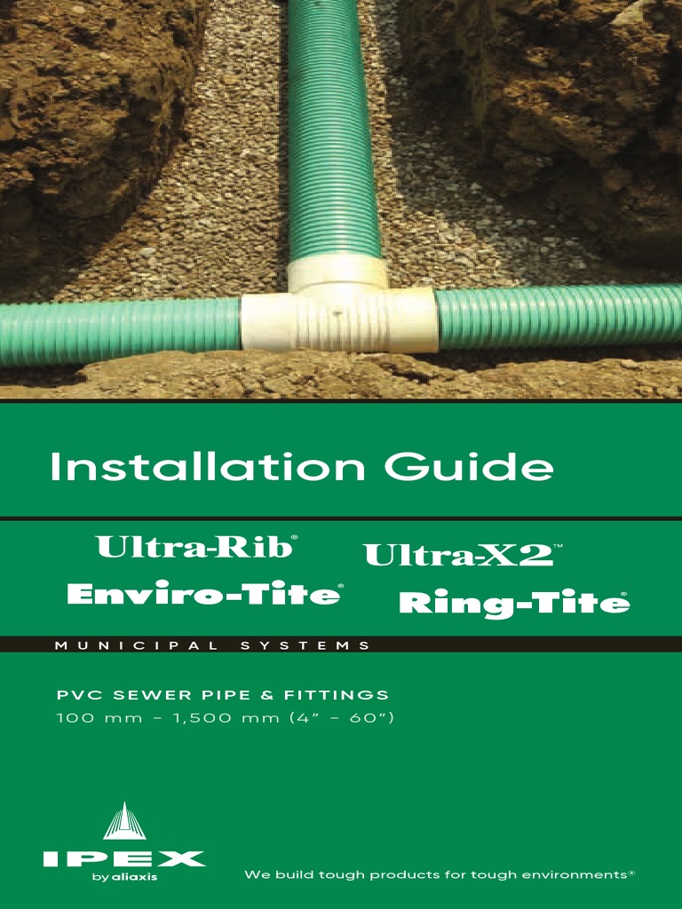 Install Guide Caen Ipex Sewer Piping System | PDF | Pipe (Fluid ...
