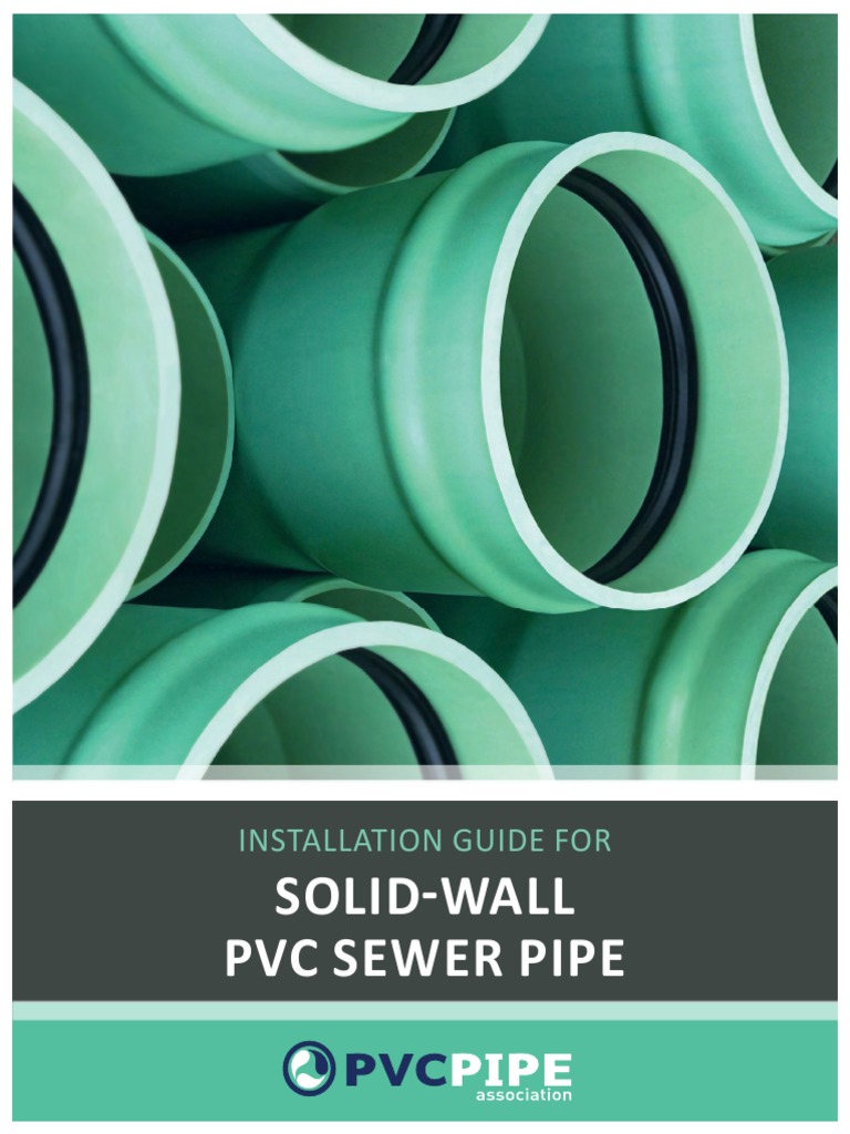 Installation Guide For Solid Wall PVC Sewer Pipe | PDF | Pipe (Fluid ...