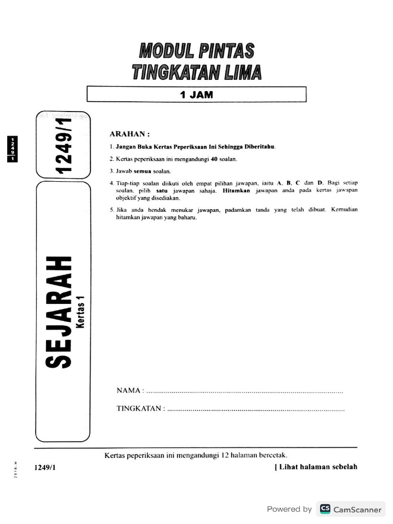 Modul Pintas Selangor 3 | PDF