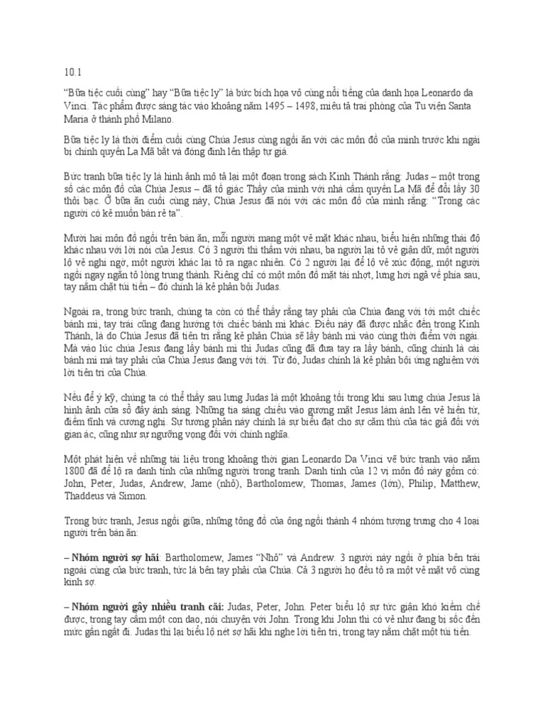 Ý Nghĩa 3 B C Tranh | PDF