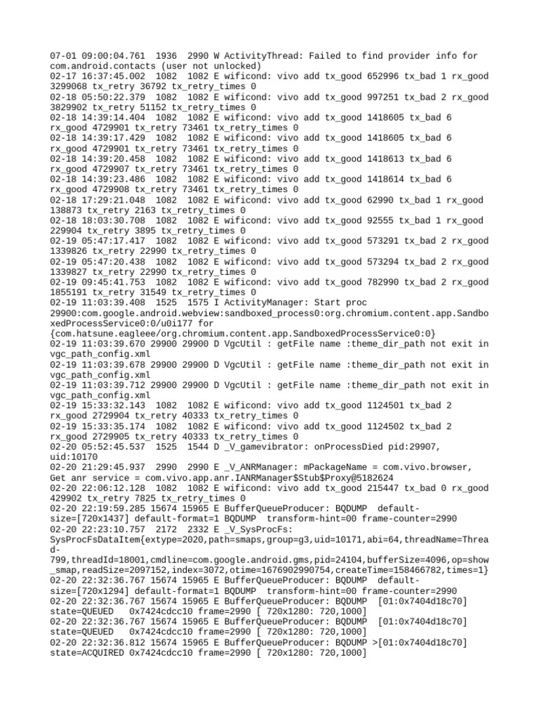 Log | PDF | Software | Computer Science