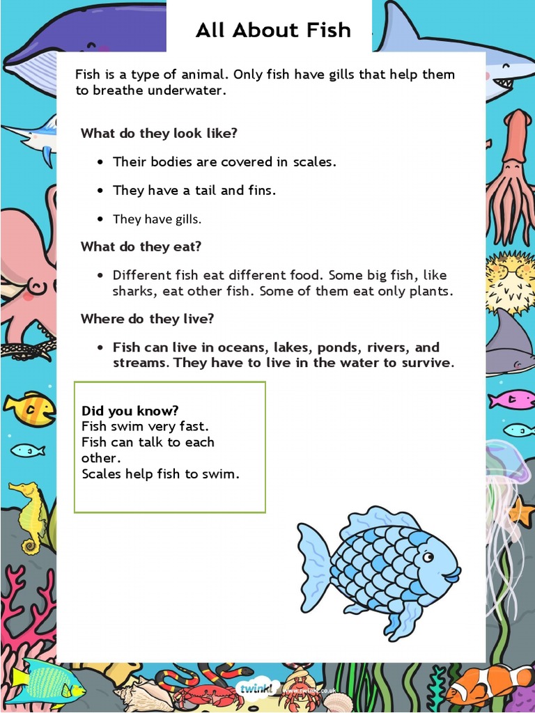 All About Fish | PDF