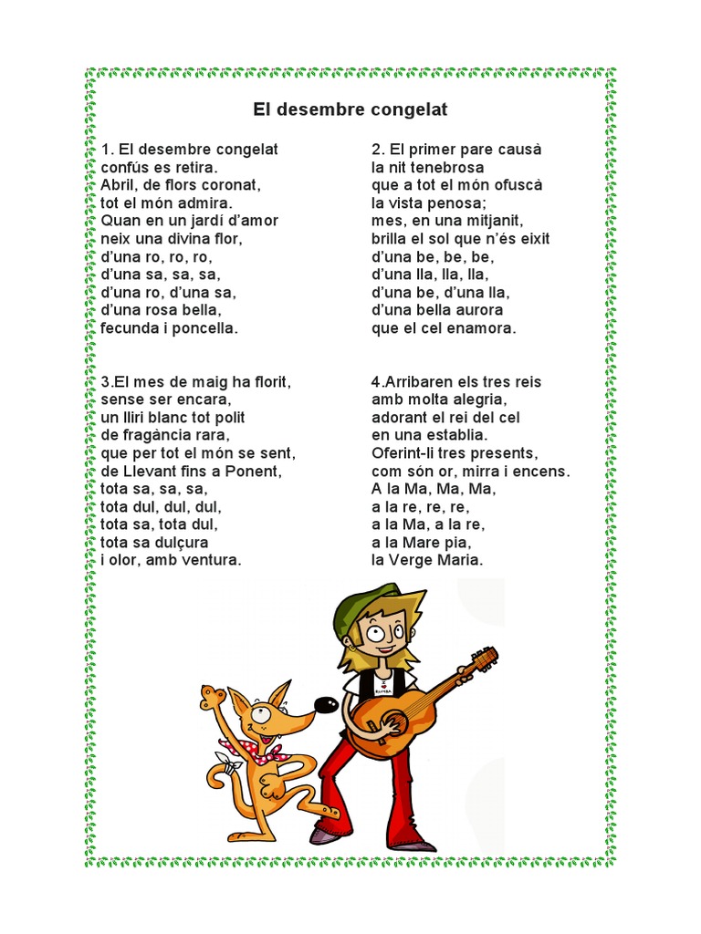 El Desembre Congelat - Fitxa | PDF