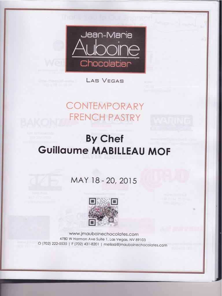 Guillaume Mabilleau MOF - Contemporary French Pastry | PDF | Types Of ...