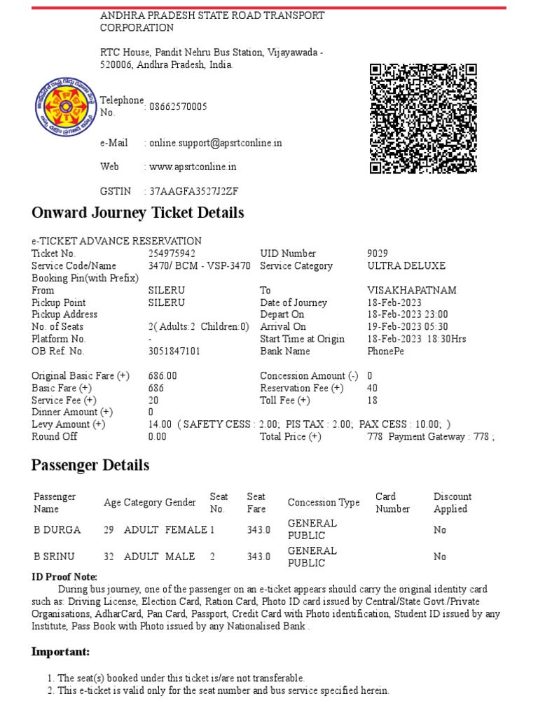 Srinu SLR - VSPK | PDF | Identity Document | Payments