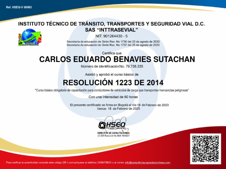 Curso de Manejo de Sustancias Peligrosas | PDF