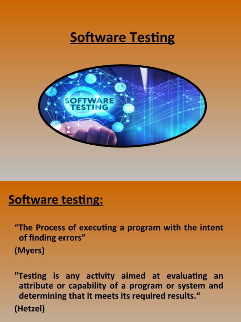 Software Testing Fundamentals Pdf Software Testing Computer Engineering