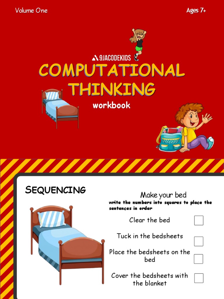 9jacodekids Computational Thinking Worksheets 7+ Vol 1 | PDF
