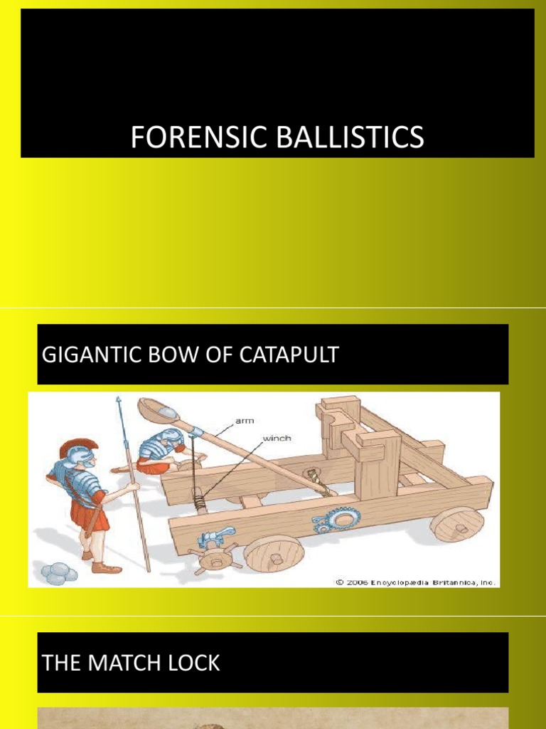 Forensic Ballistics | PDF