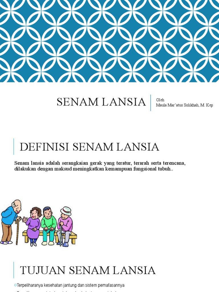 Materi Praktikum Senam Lansia - MM | PDF | Pengembangan Diri