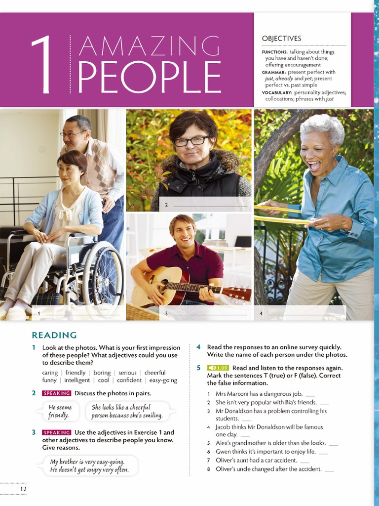 Think Level 2 Students Book-Unit 1 | PDF