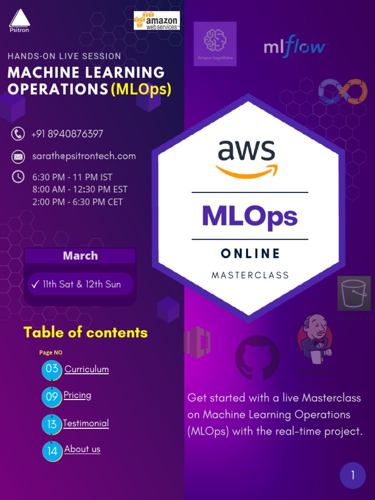 MLOps Masterclass | PDF | Machine Learning | Amazon Web Services