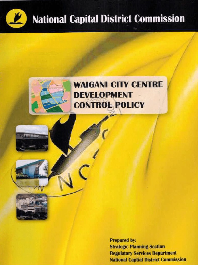 Waigani City Centre - Dev Control Policy | PDF | Zoning | Mixed Use ...