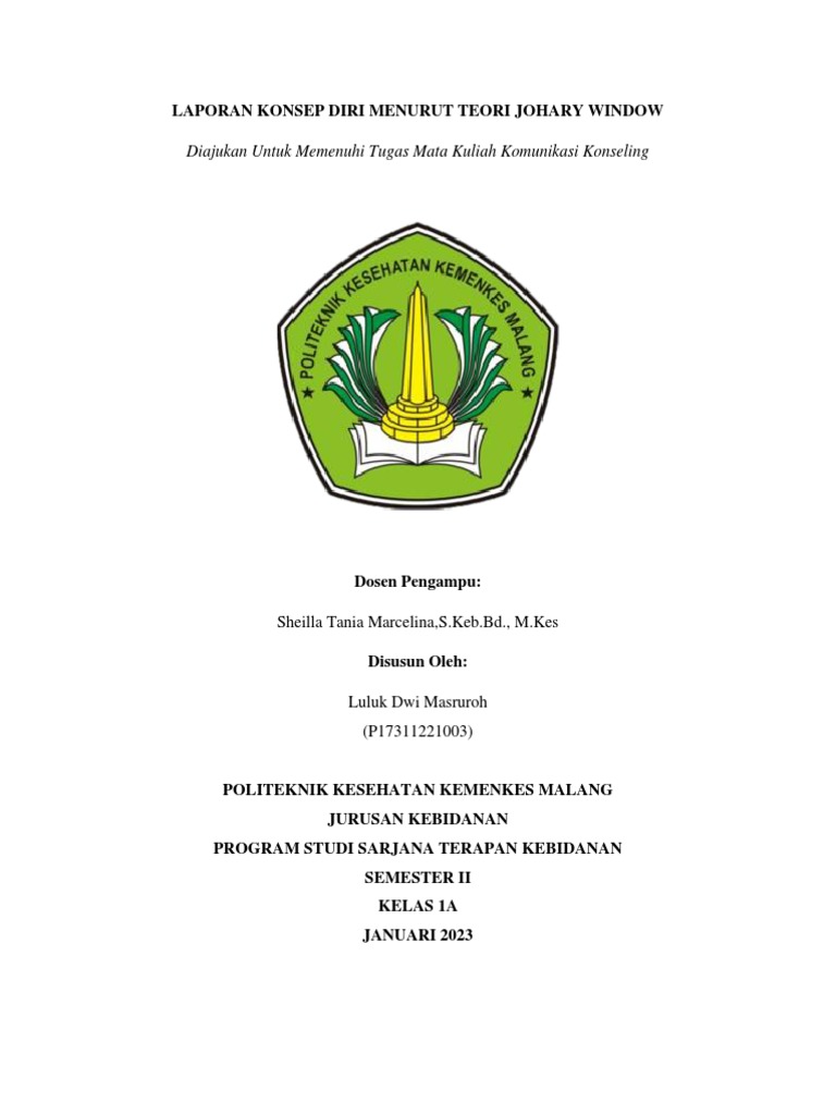 Analisis Diri Menurut Konsep Johari Window | PDF