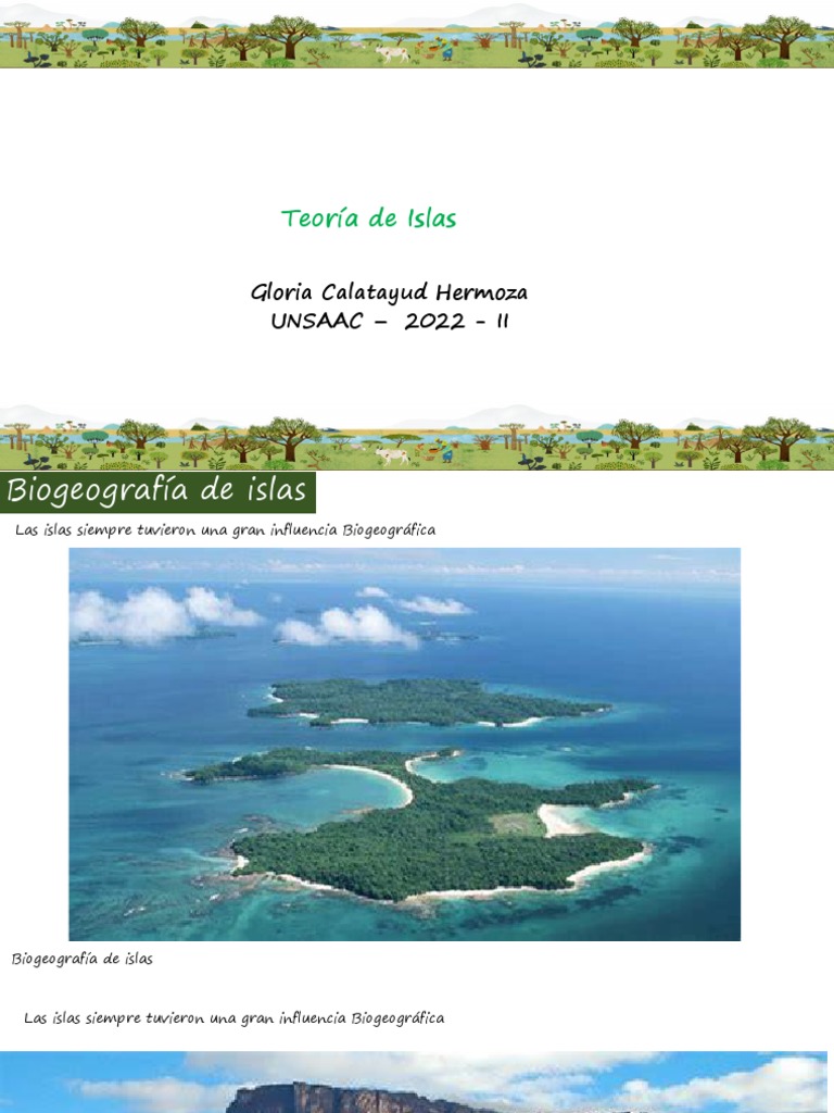 Biogeografia de Islas | PDF | Biogeoquímica | Restauracion Ecologica
