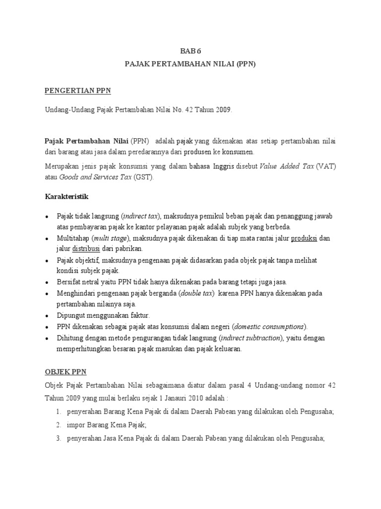 Bab-6 PPN | PDF