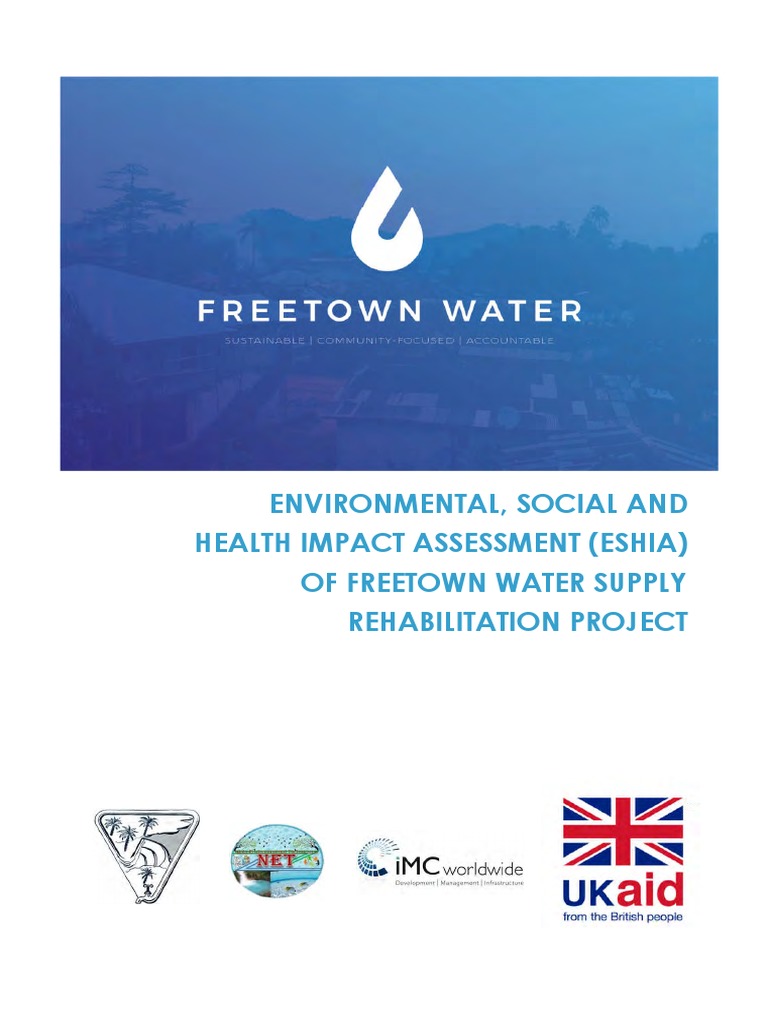 Environmental, Social and Health Impact Assessment (Eshia) of Freetown ...