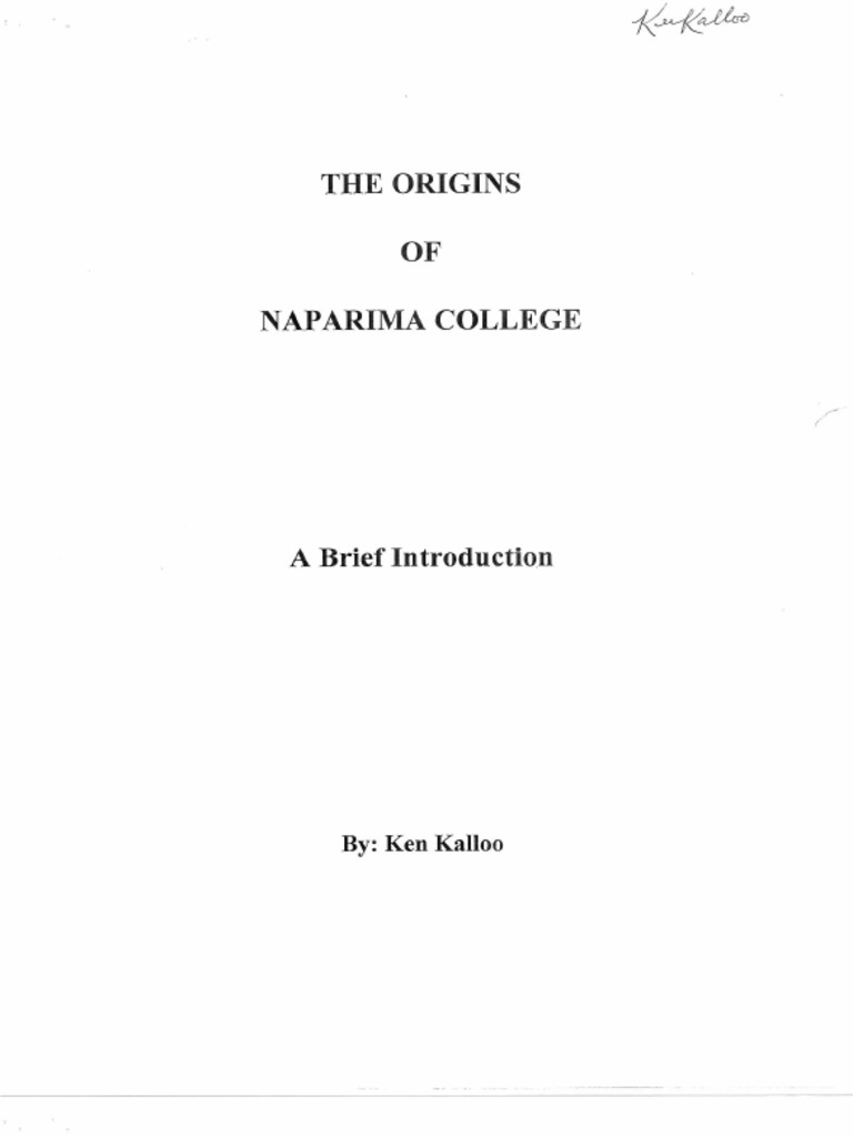 Naparima College History | PDF