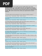 Severity of Alcohol Dependence Assessment | PDF | Alcoholic Beverages ...