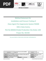 Testing and Commissioning of FM200 System | PDF | Safety