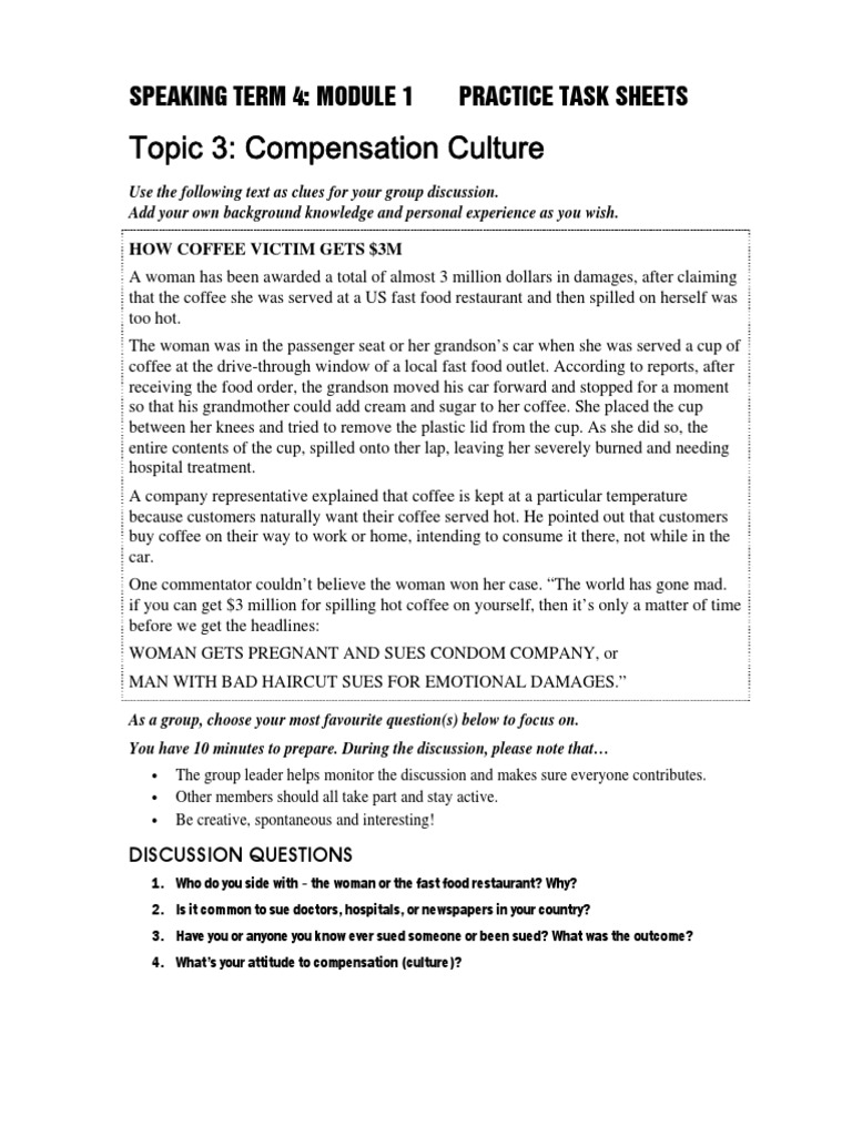 W2 - Compensation Culture | PDF