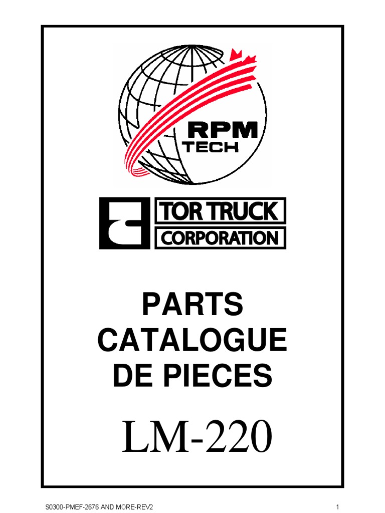 RPM Tech LM220 Parts Catalog s0300 Pmef 2676 and More Rev2 | PDF | Nut ...
