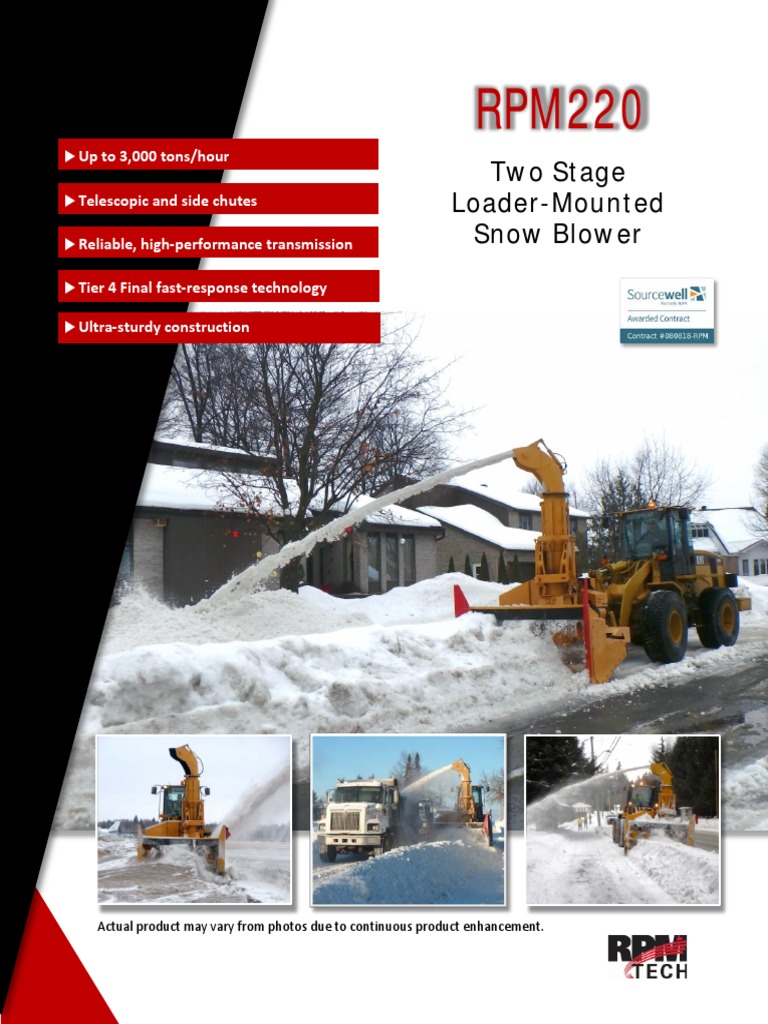 RPM Tech LM220 Brochure 01 2020 en Sourcewell | PDF | Engines ...