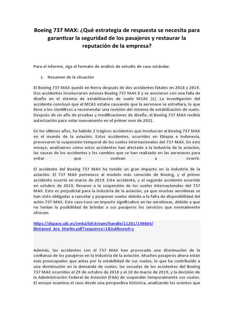 Boeing 737 MAX | PDF | Boeing | Aviación