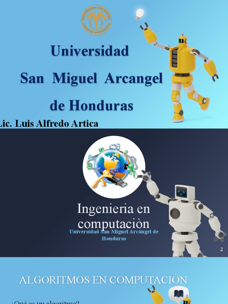 Clase Algoritmos en Computacion | PDF | Algoritmos | Lenguaje de programación