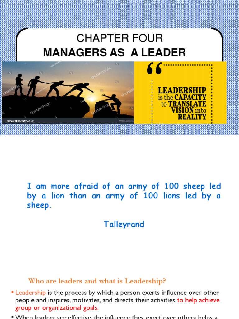 MTP 4 | PDF | Leadership | Transformational Leadership