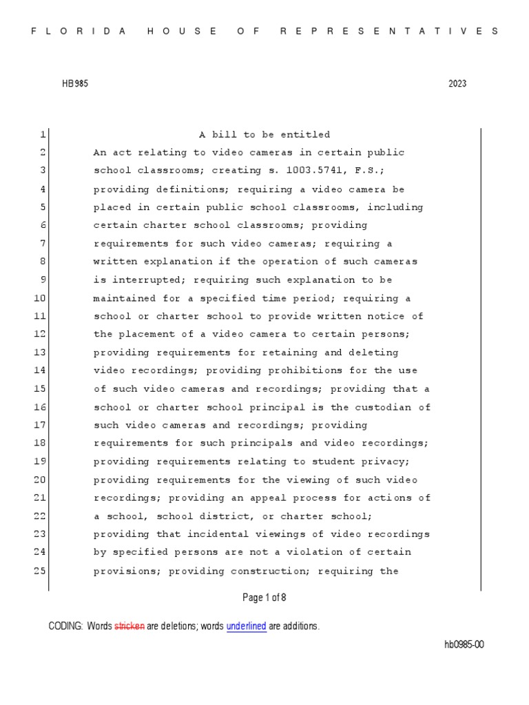 Classroom Cameras for Student Safety | PDF | Government | Justice