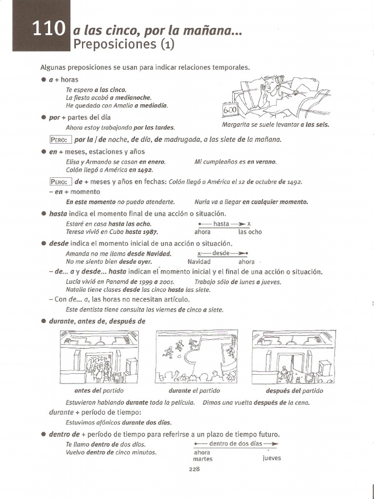 Preposiciones 1 | PDF