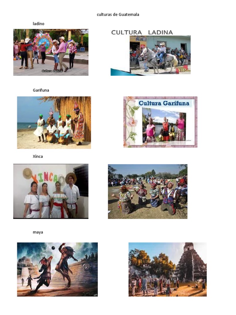 Culturas de Guatemala | PDF