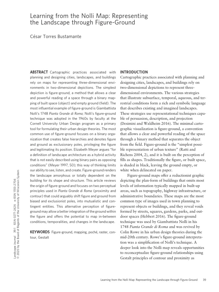 Learning From The Nolli Map | Download Free PDF | Cartography | Map