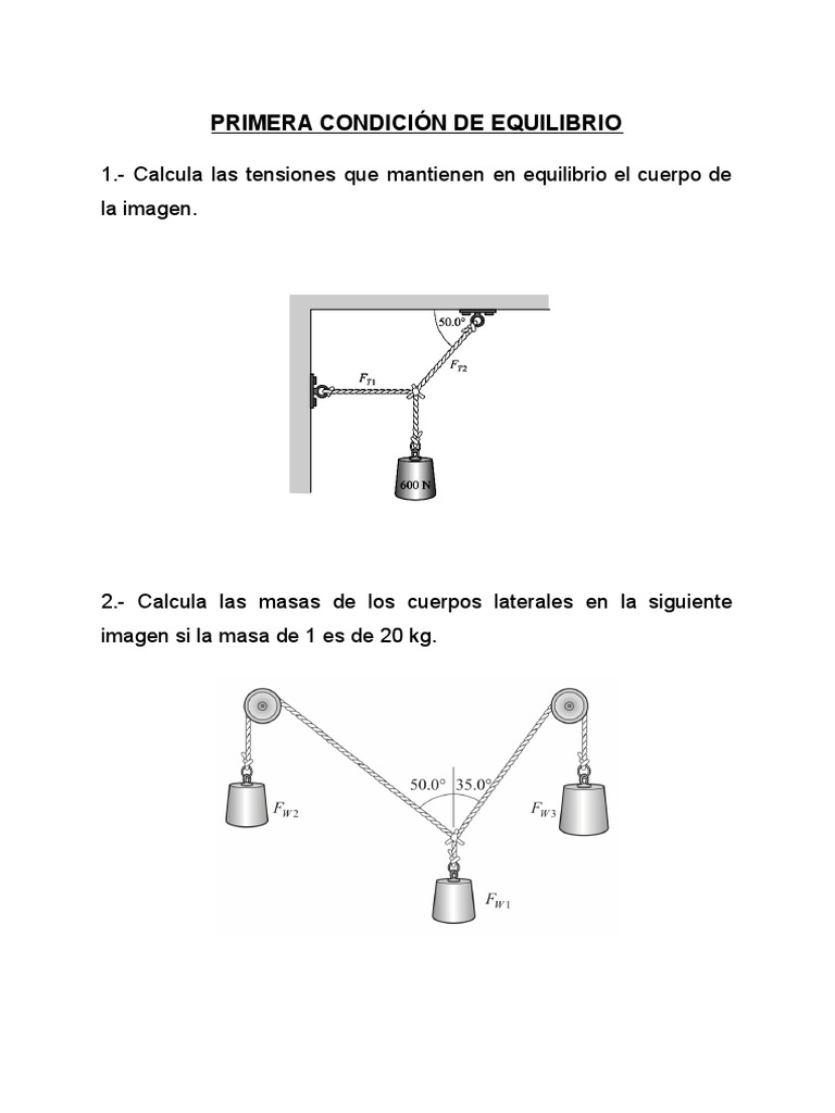 Tema 4 - Estática y Sólido Rígido (Colección de Problemas) | PDF | Fuerza | Orbita