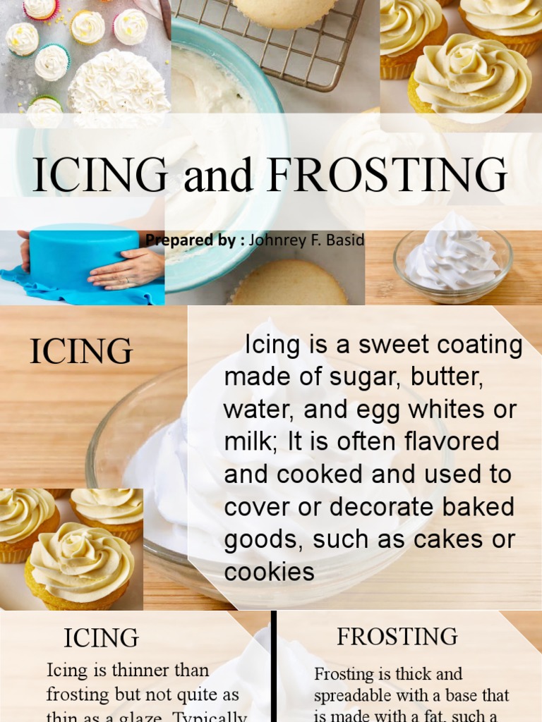 Icing and Frosting | PDF | Icing (Food) | Cakes