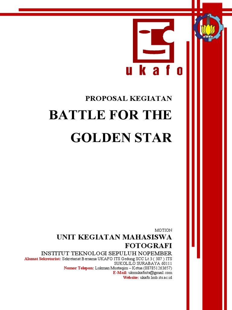 Proposal Kegiatan Battle for the Golden Star | PDF