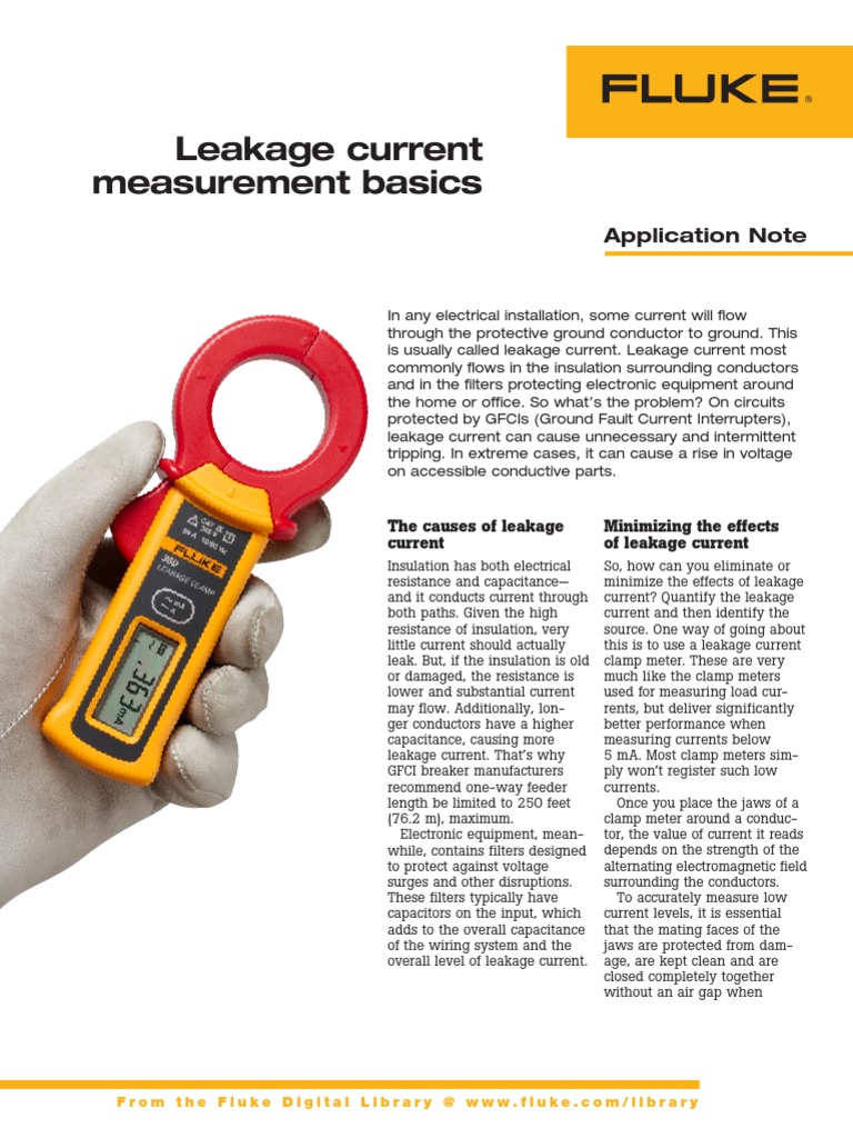 Aplicacion Practica Fluke 360 | PDF | Electric Current | Capacitor
