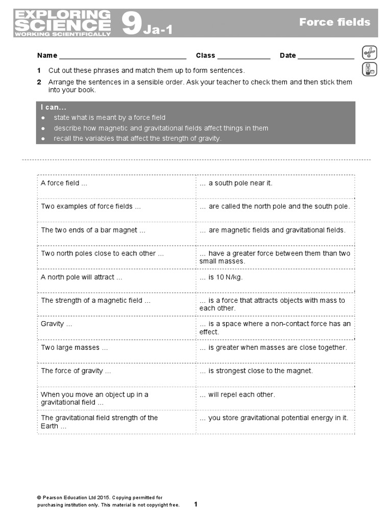 (40852) 9J Worksheets | PDF | Electric Charge | Electrical Resistance ...
