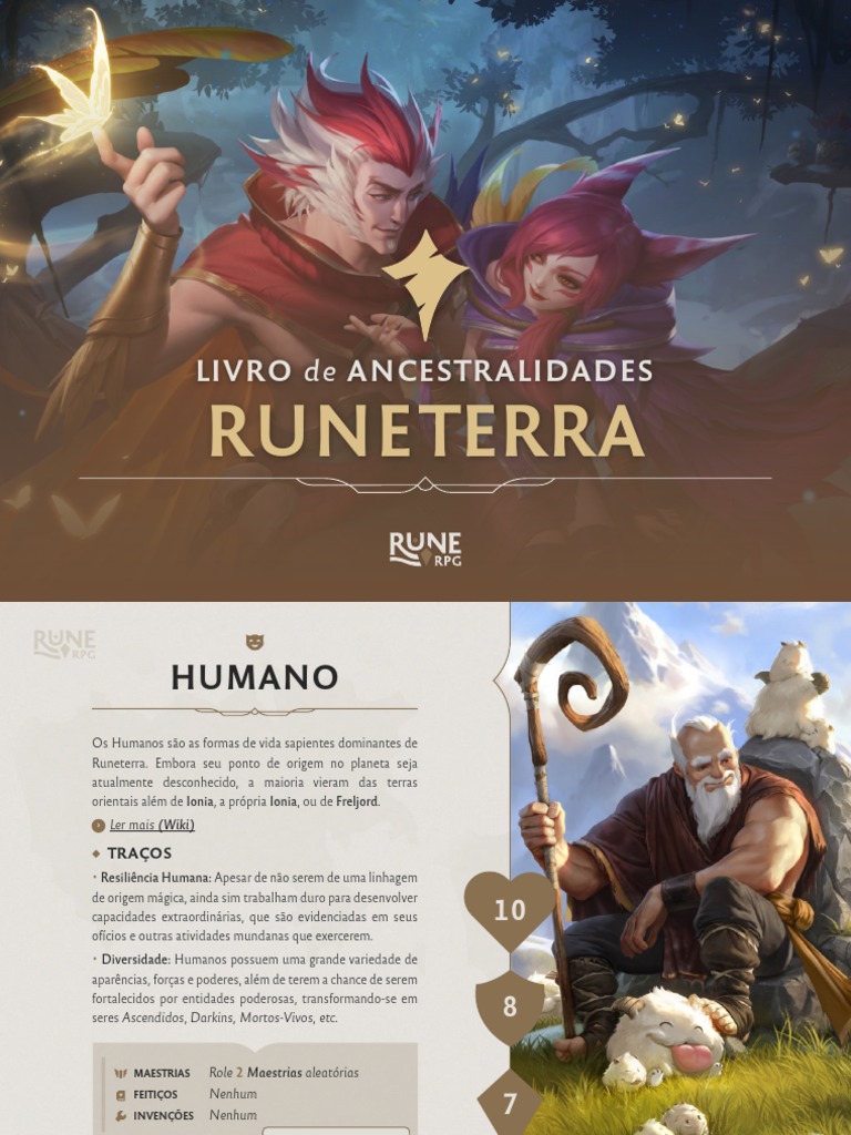 RUNE RPG - Livro de Ancestralidades | PDF | Humano