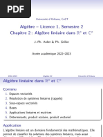 Bibmath | PDF | Base (algèbre linéaire) | Espace vectoriel