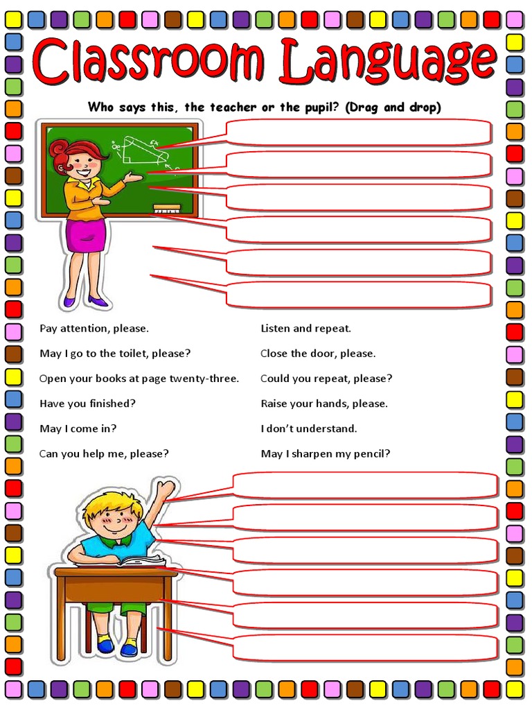 Classroom Language | PDF