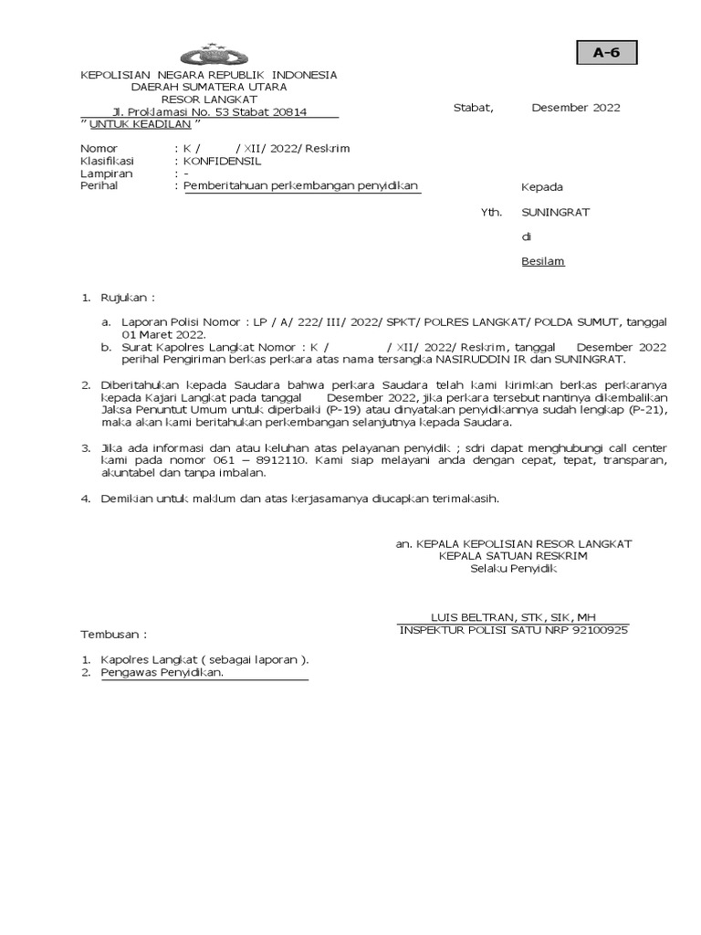 PENYELESAIAN PENYIDIKAN | PDF