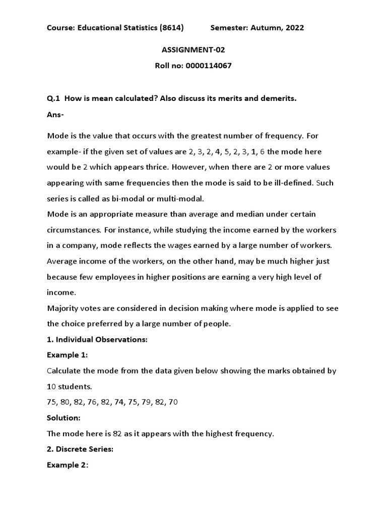 8614 - Assignment 2 Solved (AG) | PDF | Statistics | Analysis Of Variance