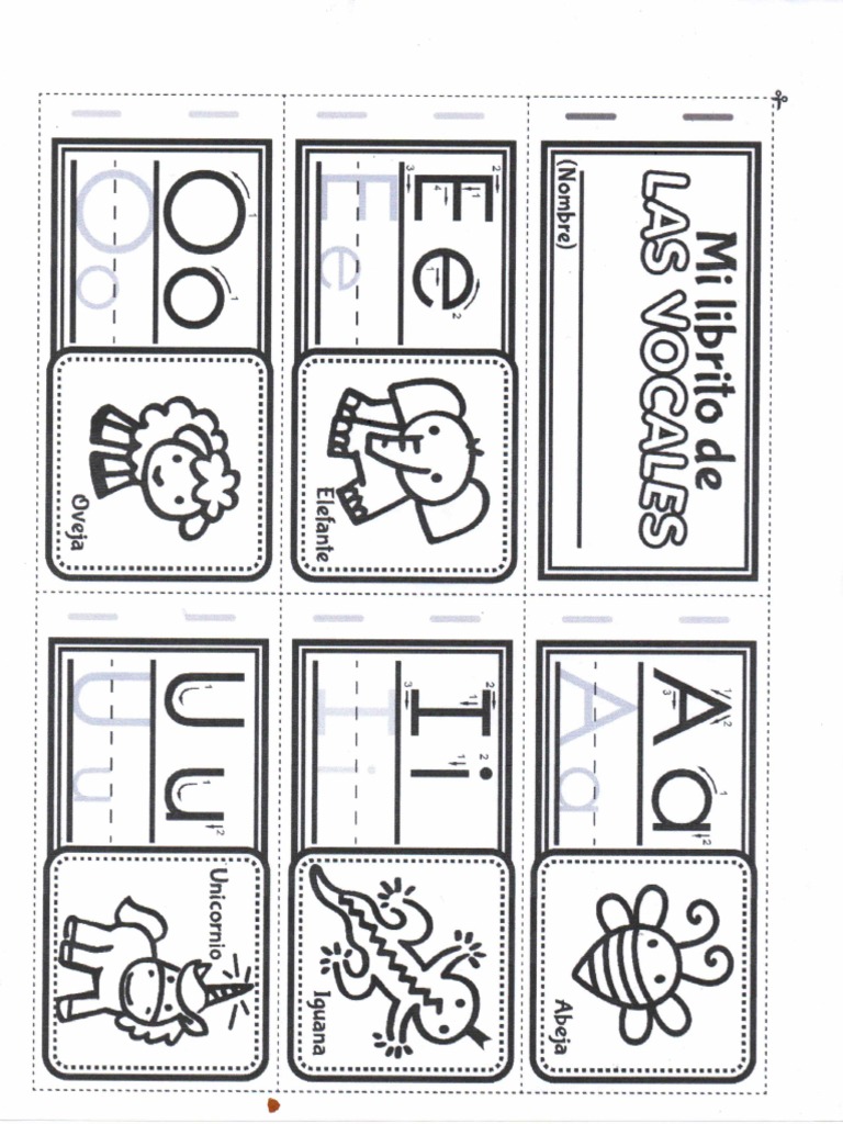 Librito de Las Vocales | PDF
