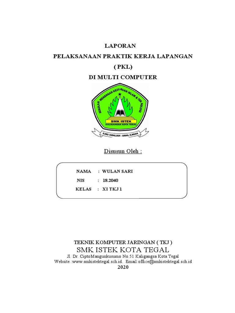 Laporan PKL di Multi Computer | PDF