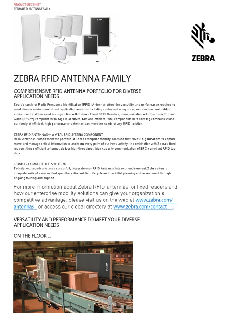 Zebra RFID AN480 | PDF | Radio Frequency Identification | Antenna (Radio)